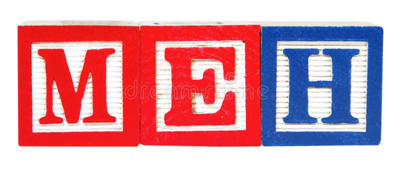 Meh stock image. Image of reaction, mental, bored, word - 196349683