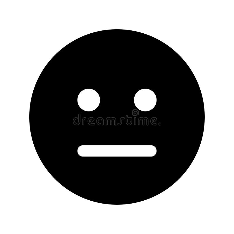 Meh Vector Icom stock vector. Illustration of icon, symbol - 215839350