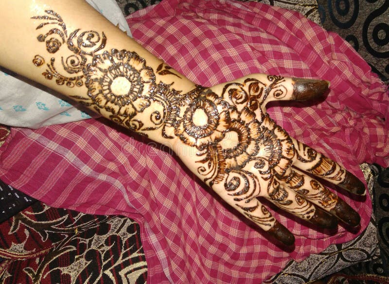 Mehandi stock photo. Image of full, beautiful, arabic - 136761644