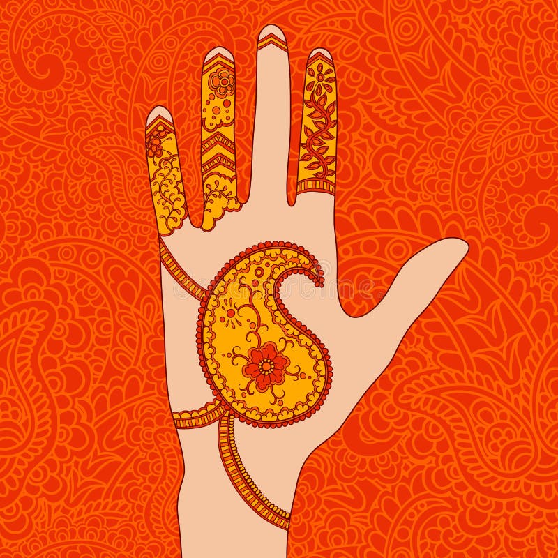 Mehendi Stock Illustrations – 12,246 Mehendi Stock Illustrations ...
