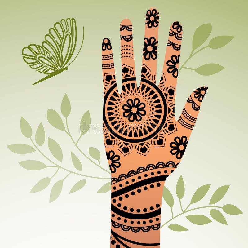 Bride Mehandi Stock Illustrations – 143 Bride Mehandi Stock ...