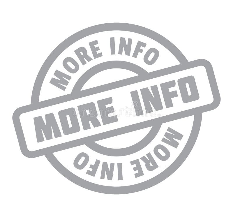 Mehr Informationsstempel stock abbildung. Illustration von ...