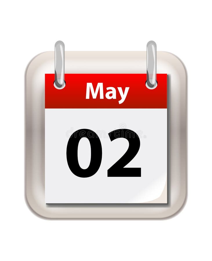 Mei-Kalender stock illustratie. Illustration of agenda - 46748721