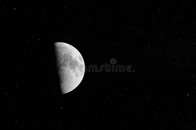 Meia lua foto de stock. Imagem de espa, noite, meio - 108189580
