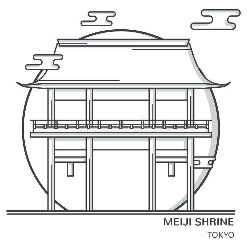 Meiji Shrine Stock Illustrations – 437 Meiji Shrine Stock Illustrations ...