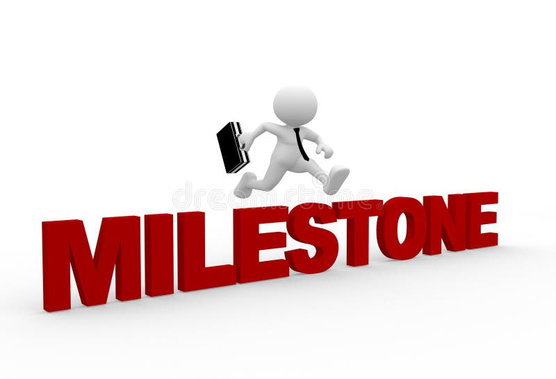 Meilenstein stock abbildung. Illustration von objektiv - 31168280
