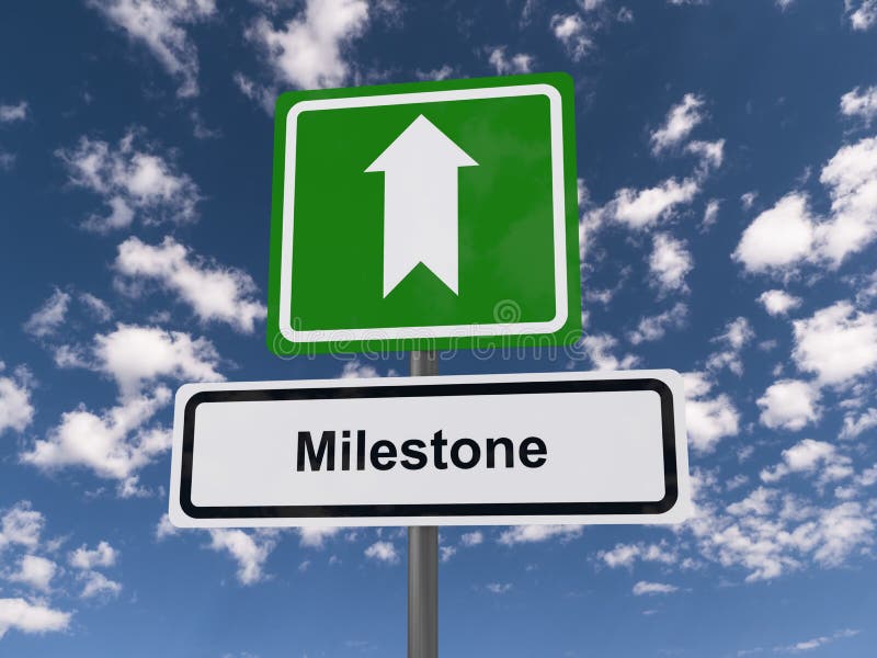 Meilenstein stockbild. Bild von meilenstein, nett, meile - 17316199