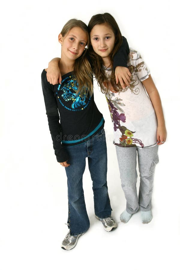 Mejores amigos foto de archivo. Imagen de preadolescente - 7301626