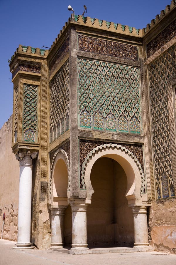 Palais royal de Meknes image stock. Image du arabe, palais - 52165805