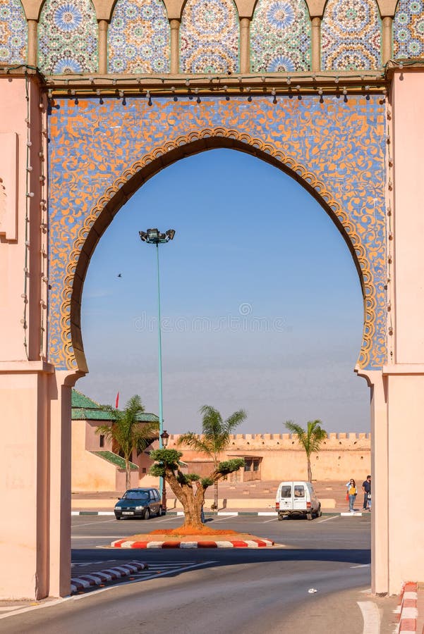 Meknes, Maroc photo éditorial. Image du maghreb, destination - 105837441