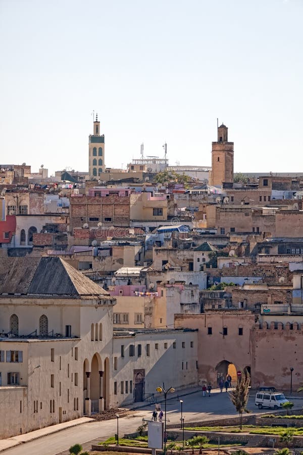 Meknes Marocco 2010 stock photo. Image of cityscape, street - 19013942