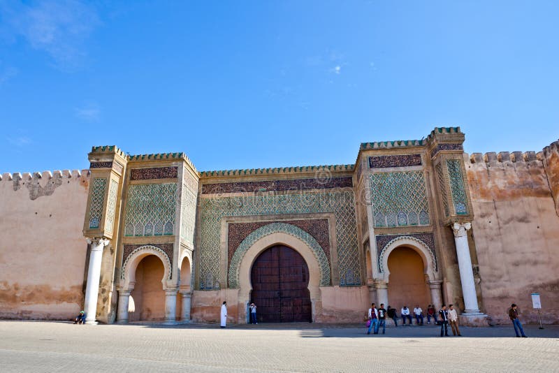 Meknes Morocco editorial stock image. Image of architecture - 21575349