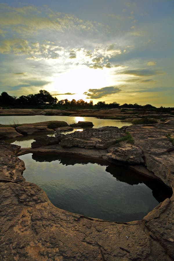 Mekong River Ubon Ratchathani Stock Photo - Image of asian, delta: 42351788