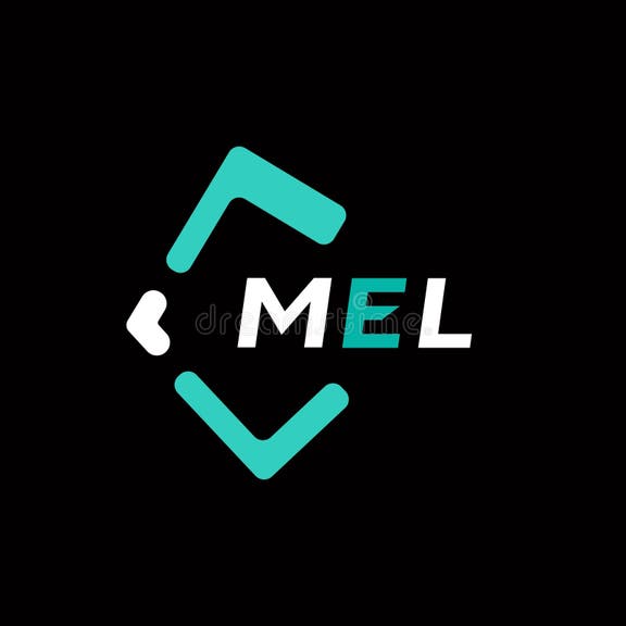 MEL Creative Minimalist Letter Logo. MEL Unique Vector Initials ...