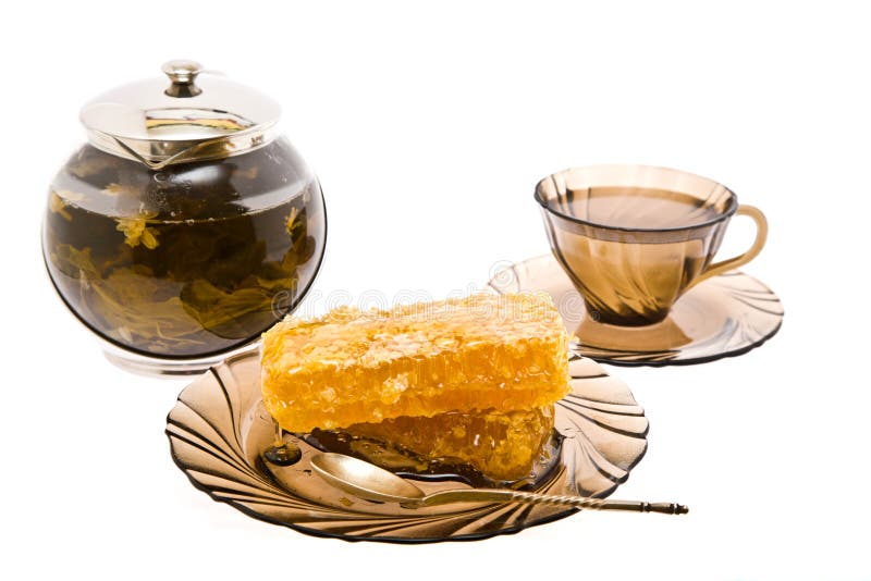 Mel Da Cerveja Nos Favos De Mel Imagem de Stock - Imagem de pilha, ouro ...