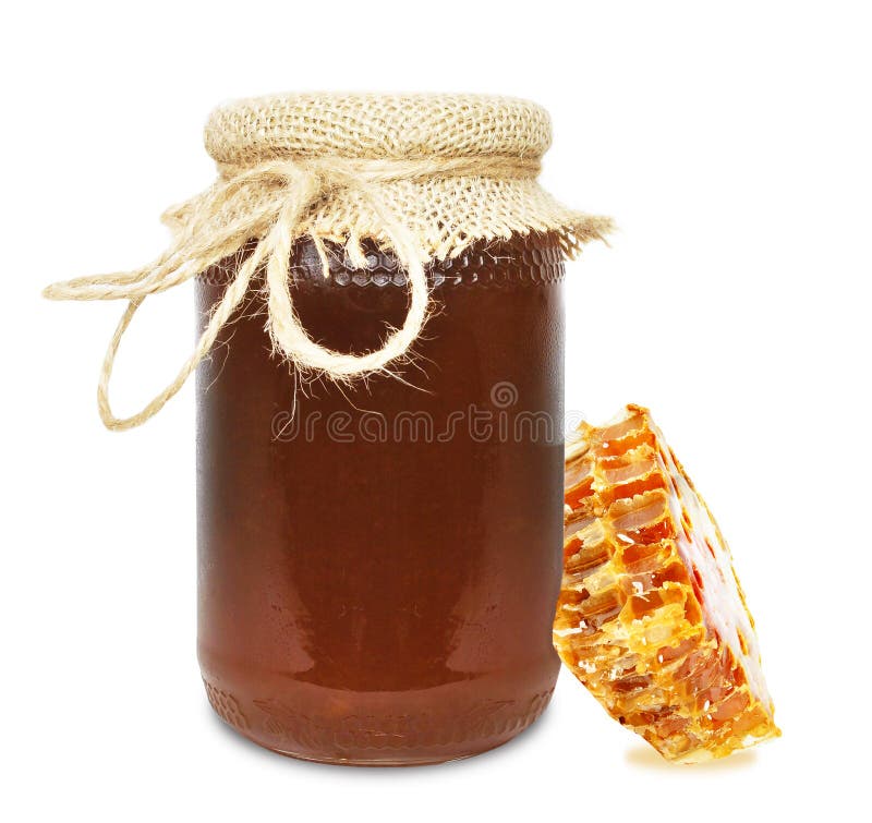 Mel de melada num frasco foto de stock. Imagem de gotejamento - 208835578