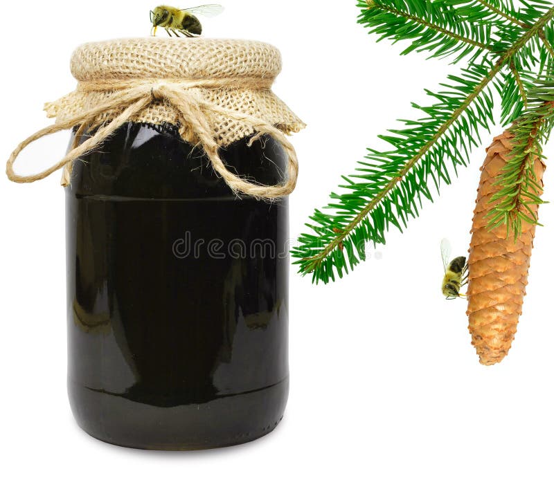 Mel de melada num frasco foto de stock. Imagem de gotejamento - 208835578