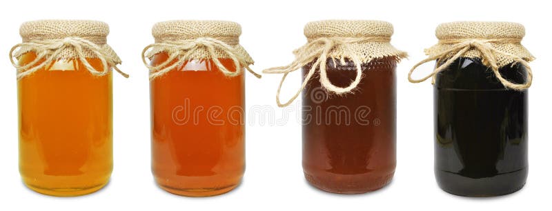 Mel Floral E De Melada Num Frasco Imagem de Stock - Imagem de colônia ...