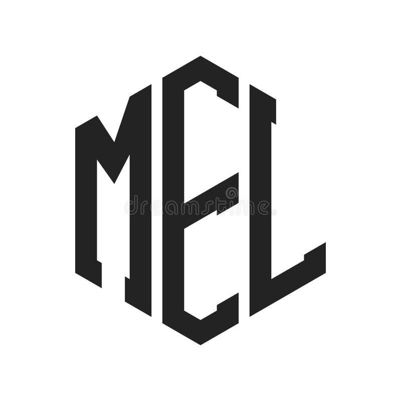 MEL Logo Design. Initial Letter MEL Monogram Logo Using Hexagon Shape ...