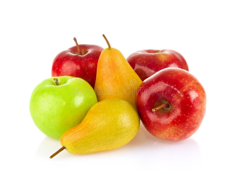 Mela E Pera Di Natura Morta Fotografia Stock - Immagine di anno ...