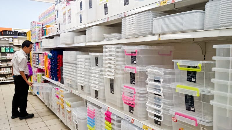 Plastic storage box editorial stock image. Image of arrangement - 114697779