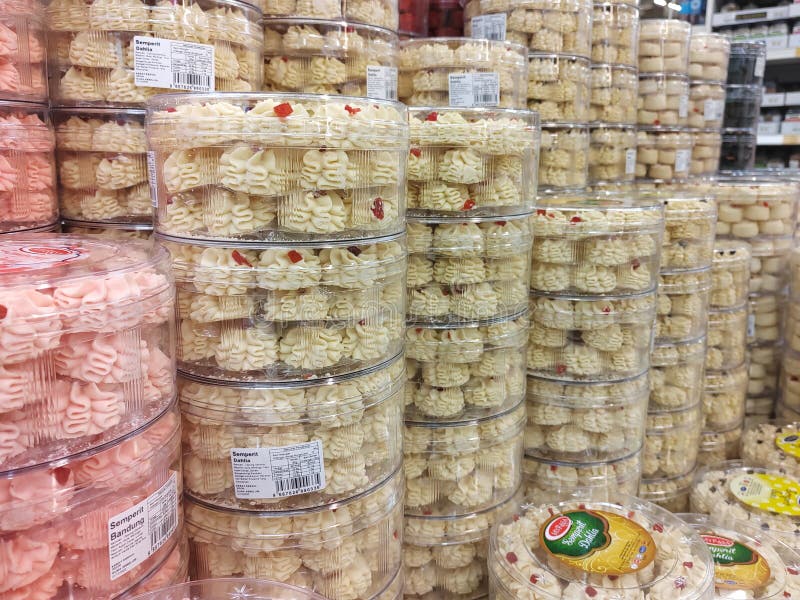 The Biscuits are Sold in Transparent Plastic Containers and are Sorted ...