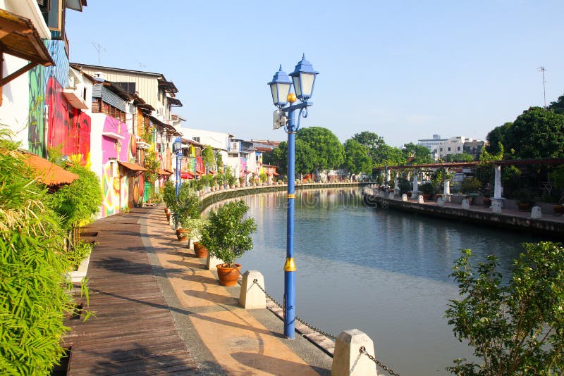 Melaka riverside esplanade editorial image. Image of esplanade - 31822600