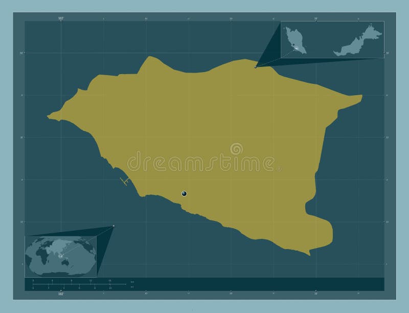 Melaka, Malaysia. Solid. Capital Stock Illustration - Illustration of ...