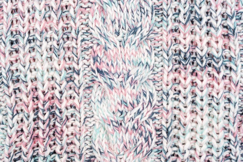 Melange Woolen Knitted Sweater Fabric, Texture, Background Stock Image ...