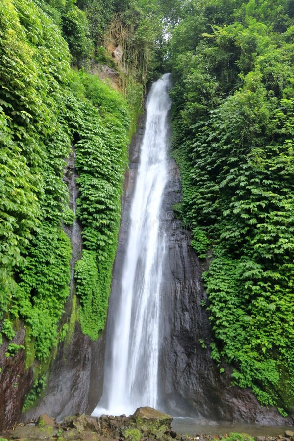 Melanting Waterfall in Munduk, Bali, Indonesia Stock Photo - Image of ...