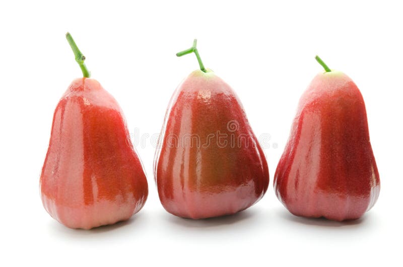 Mela rosa isolata fotografia stock. Immagine di cucchiaio - 37274720