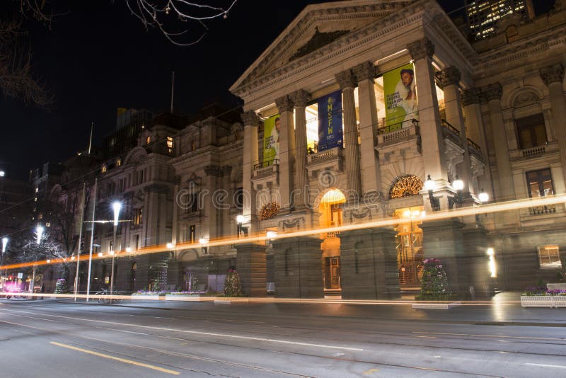 Melbourne, Australia - August 17, 2016: View of a Melbourne City ...