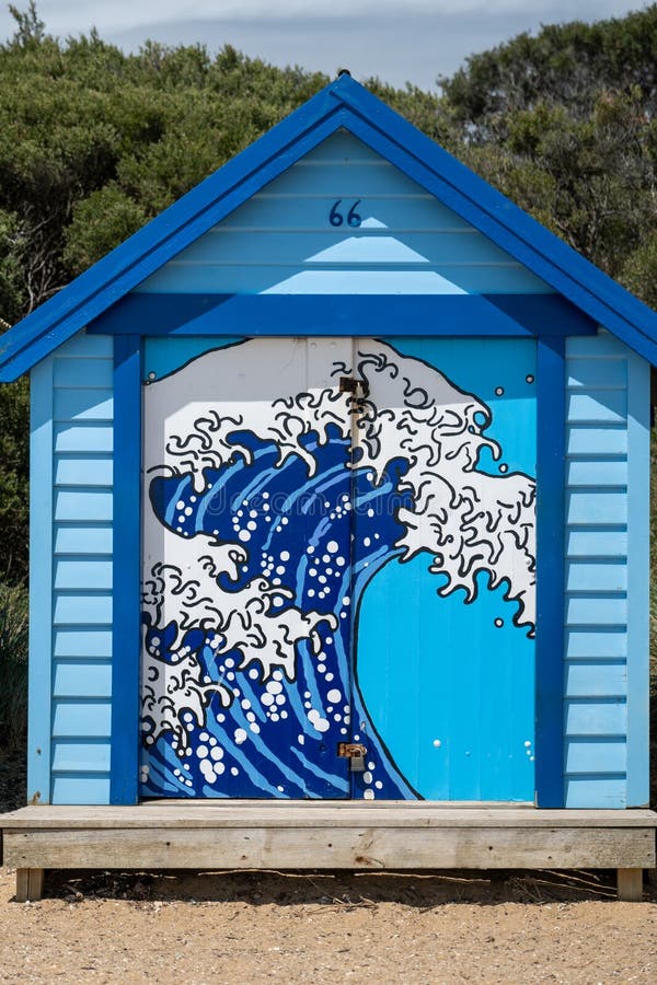 Melbourne, Australia: 12-5-2023: Brighton Beach Bathing Boxes in ...