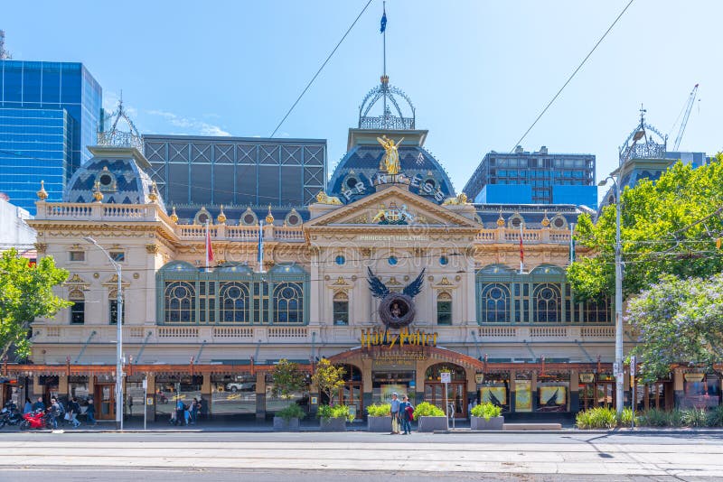 MELBOURNE, AUSTRALIA, DECEMBER 31, 2019: View of Princess Theatre in ...