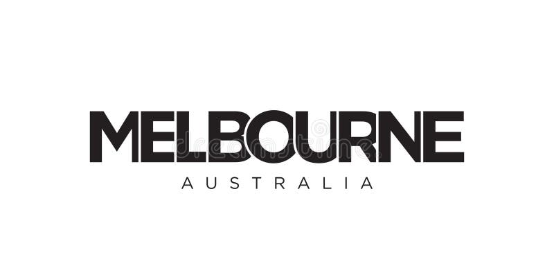 Melbourne Lettering Stock Illustrations – 90 Melbourne Lettering Stock ...