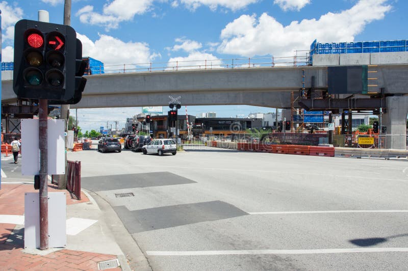 Clayton Road Level Crossing Being Replaced by Skyrail Elevated Train ...