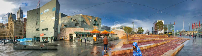 Melbourne, Australia - September 6, 2018: Panoramic View of Melbourne ...