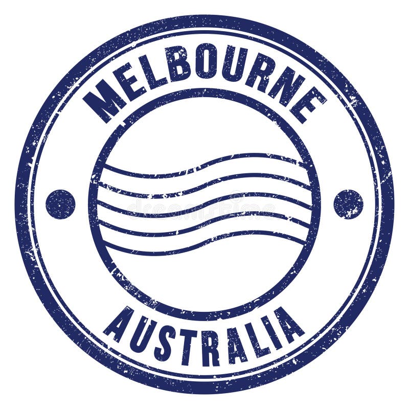 Melbourne Australia Stamp Stock Illustrations – 217 Melbourne Australia ...