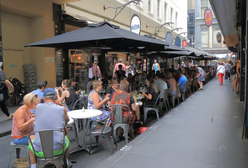 Melbourne Cafe Restaurant Australia Editorial Stock Photo - Image of ...