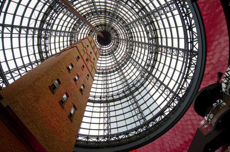 Melbourne Central Shopping Centre Stock Image - Image of brick, dome ...