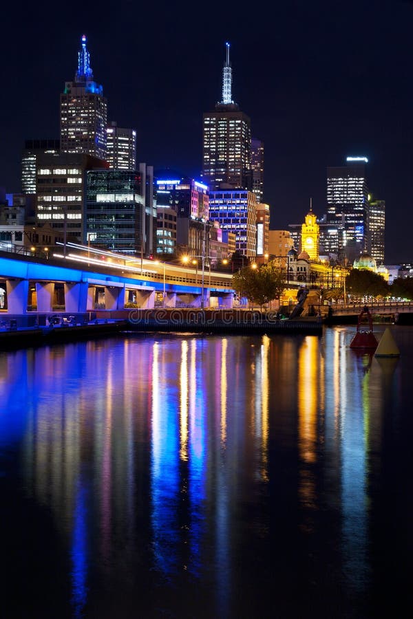 Melbourne city stock photo. Image of downtown, cityscape - 21862256