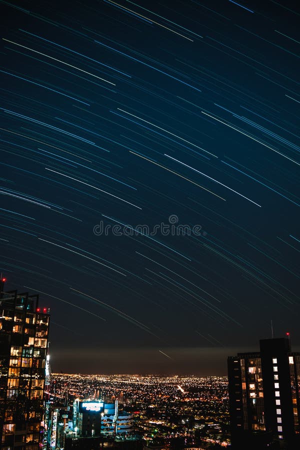 City Stars Trail stock image. Image of pollution, melbourne - 117992599