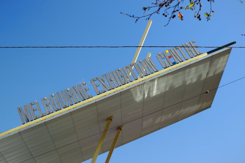 Melbourne Exhibition Centre Entrance Gate Editorial Image - Image of ...