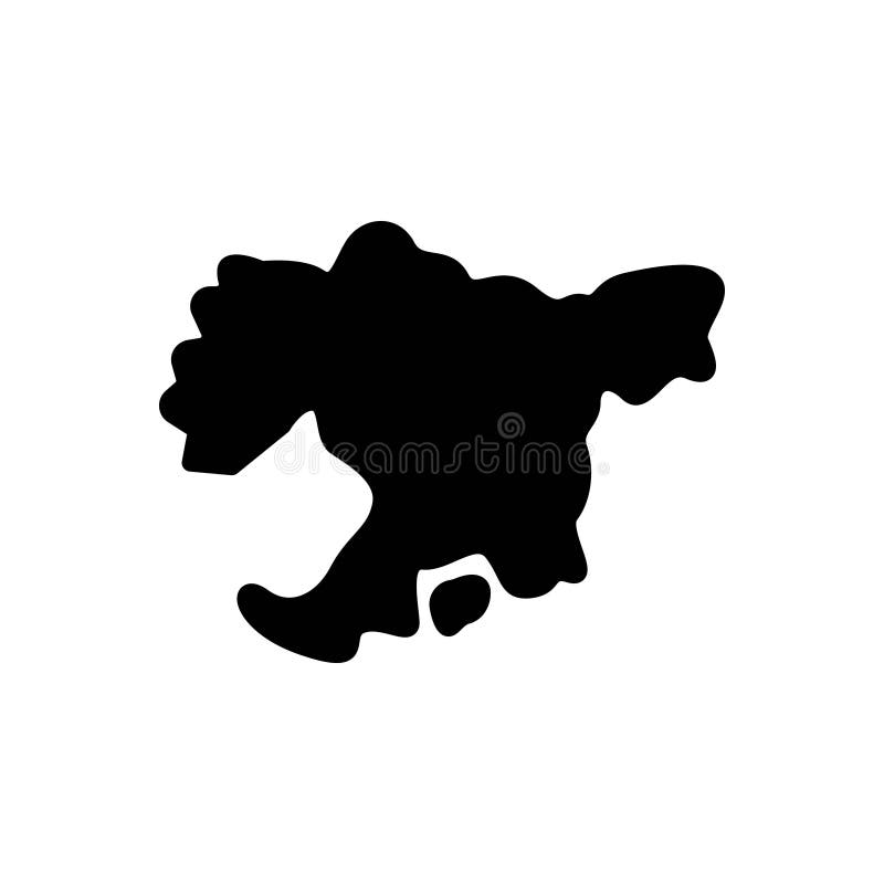 Black Solid Icon for Melbourne, Australia and Border Stock Illustration ...