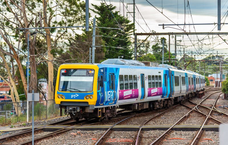 Melbourne Metro Train at Ringwood Station, Australia Editorial Stock ...