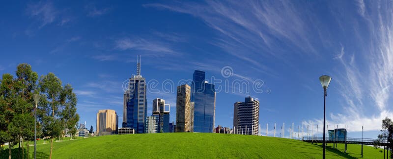 Melbourne Morning stock photo. Image of australian, city - 39518924