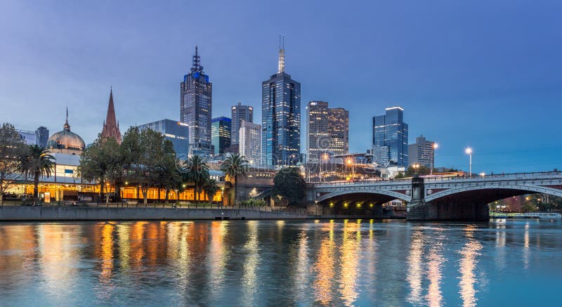 Princess Bridge - Melbourne Editorial Stock Image - Image of cricket ...