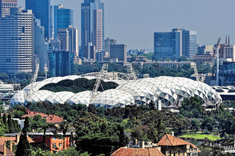 The Melbourne Rectangular Stadium. Editorial Stock Photo - Image of ...