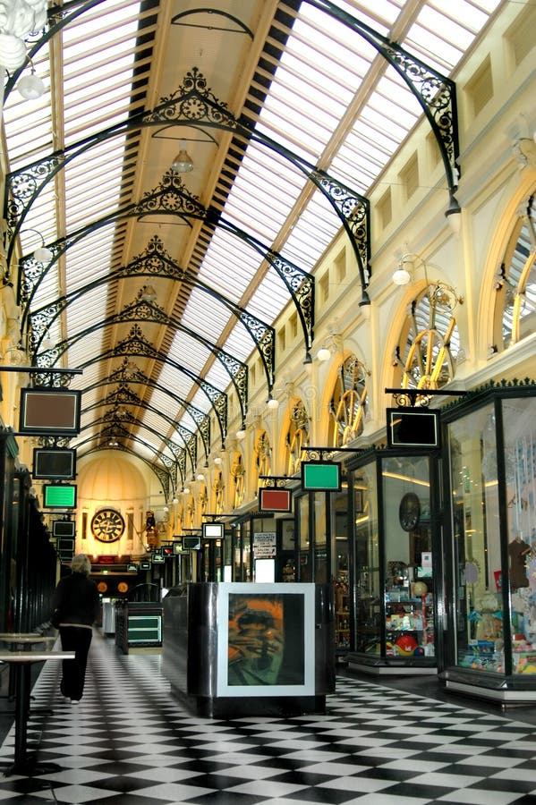 Melbourne Shopping Arcade stock image. Image of elegant - 2539709