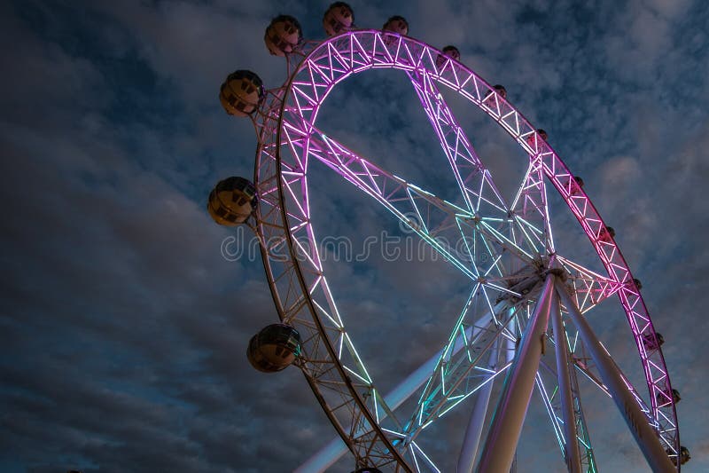 Melbourne Star editorial photo. Image of wheel, giant - 116436331